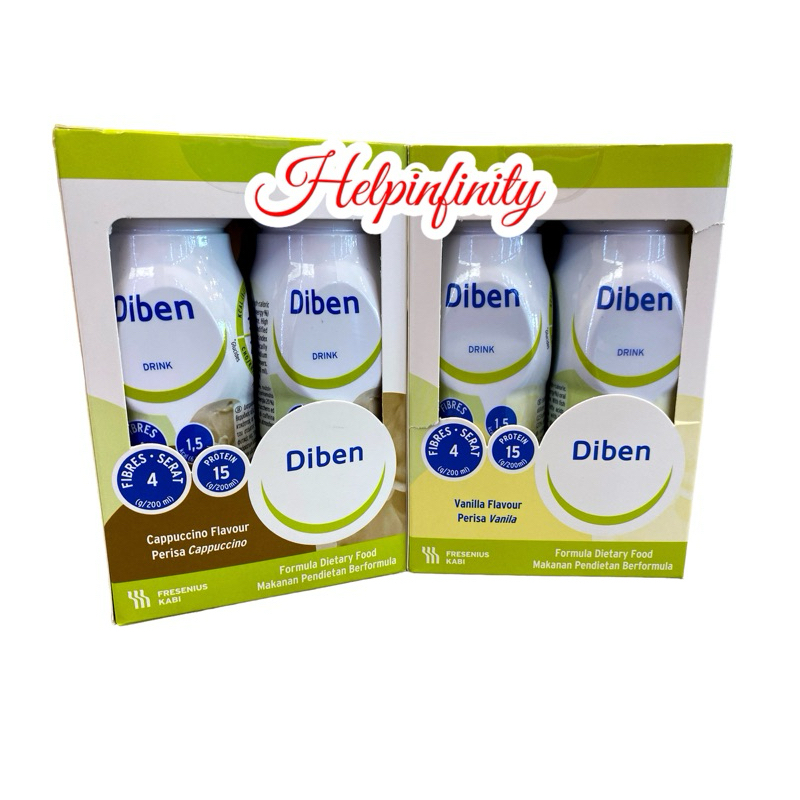 Fresenius Kabi Diben Drink 4 x 200ml Formula Dietary Food | Shopee Malaysia
