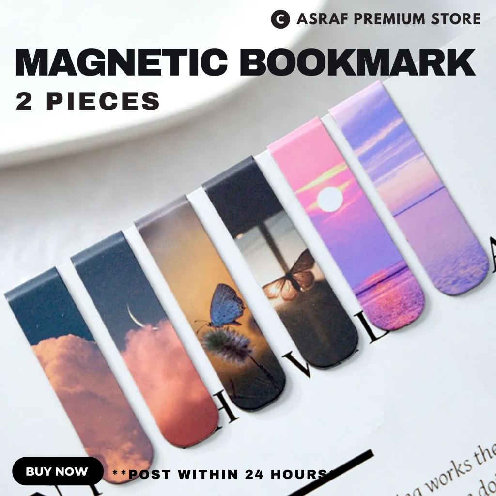 [Post 24] 2Pcs Magnetic Bookmarks bookmark Bookmarks Magnet Bookmark ...