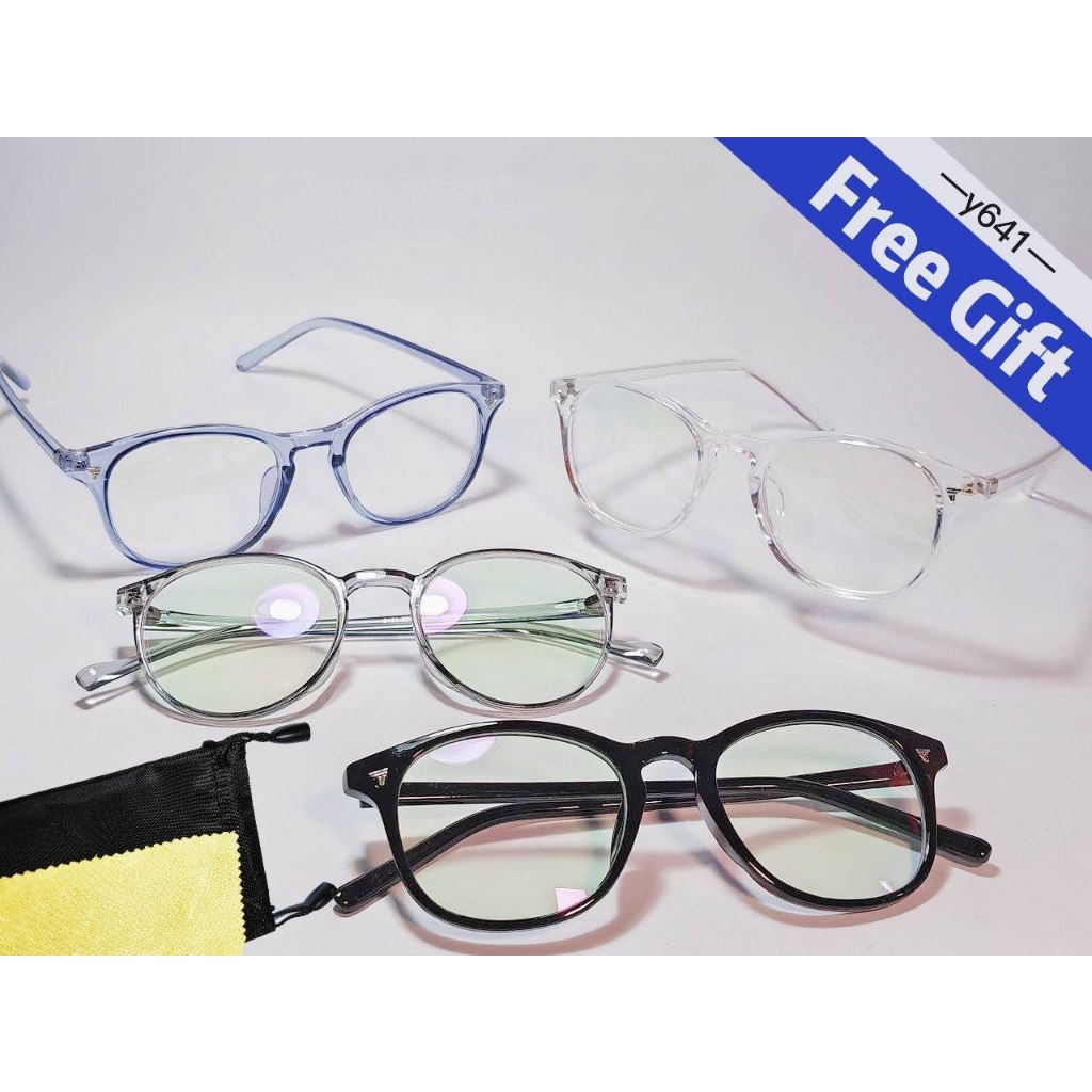 [Local Seller] Ready Stock - Korean Style Round Eyeglasses Frame unisex ...