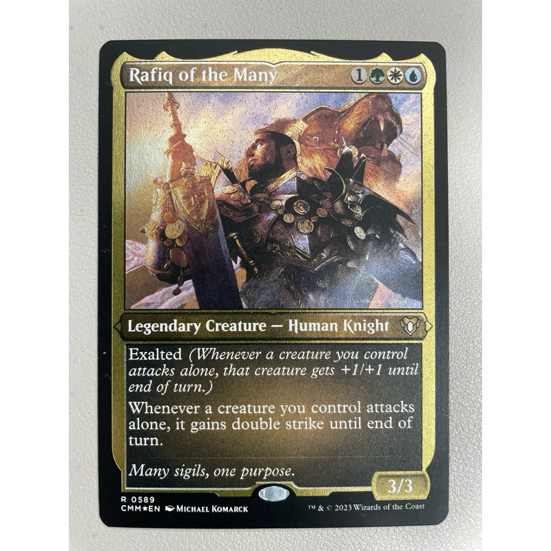 MTG:Commander Master (CMM) R0589 - Rafiq of the Many (Foil Etched ...
