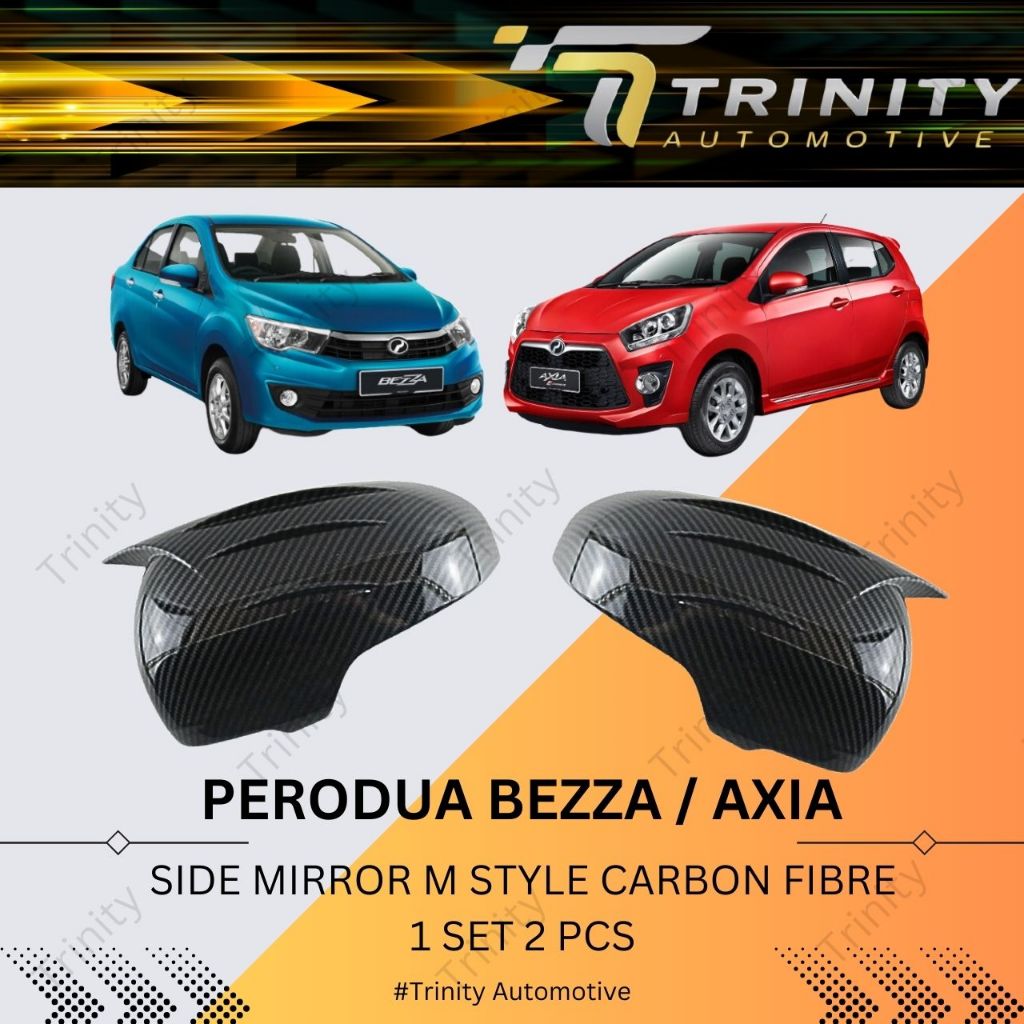 PERODUA Myvi / Axia / Bezza Side Mirror Cover BMW M4 M STYLE Side ...