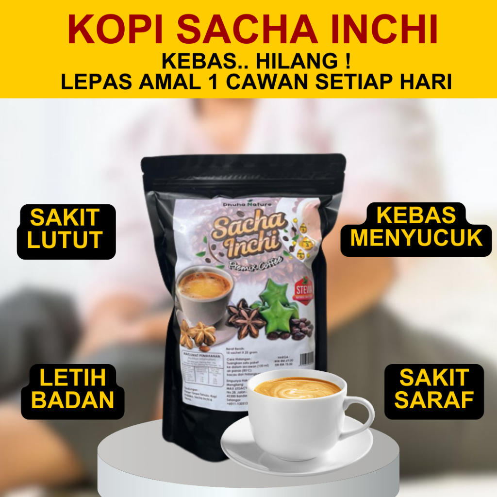 [OFFER RM33] Original Kopi Sacha Inchi Stevia Dhuha Nature Viral ORI HQ Coffee Murah Kopi Sedap ...