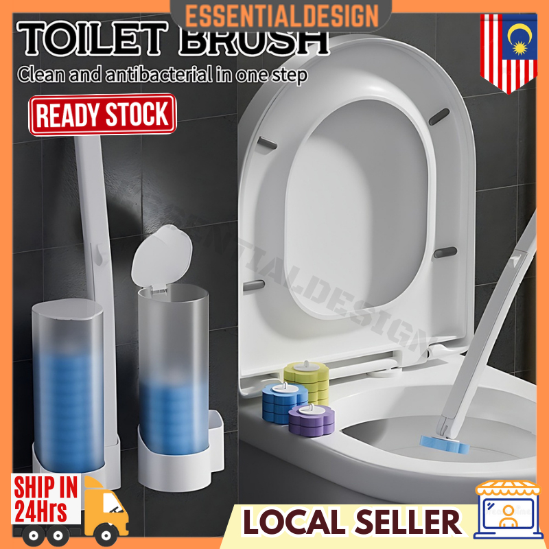 Disposable Toilet Brush for Bathroom Dissolve Wall-Mounted Cleaning ...