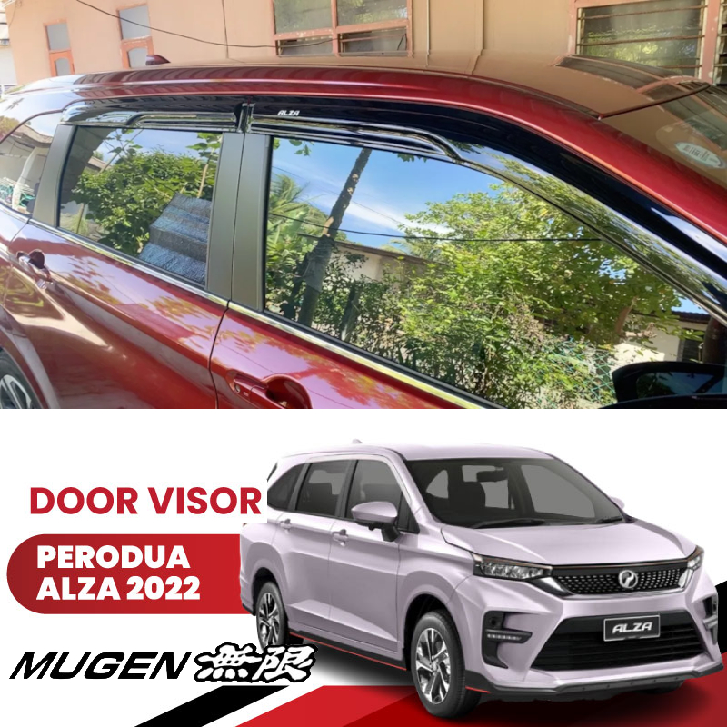 Perodua Alza New 2022-2023 (4pcs/set) Car Door Visor Big / Small ...