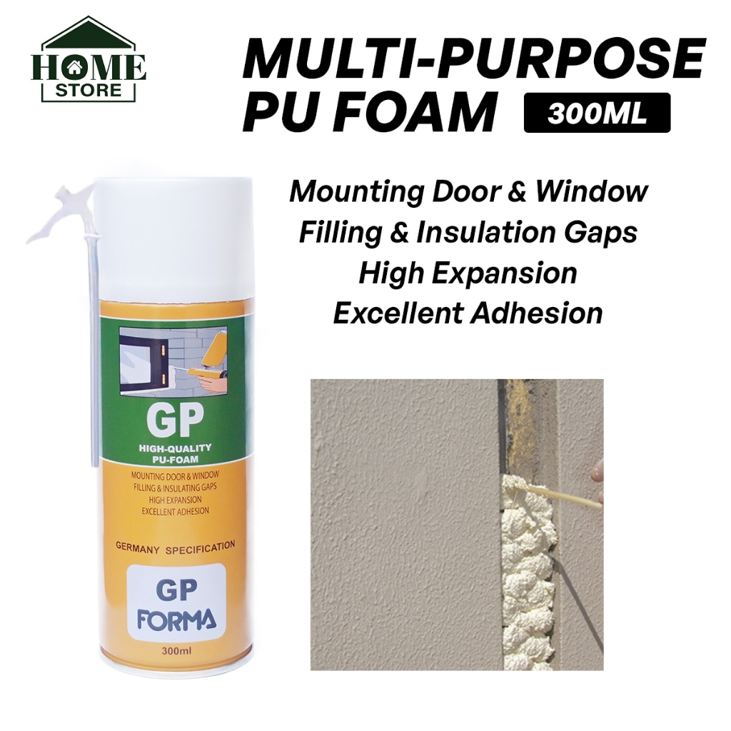 Home Store GP Expandable Multipurpose Polyurethane PU Foam Spray With ...