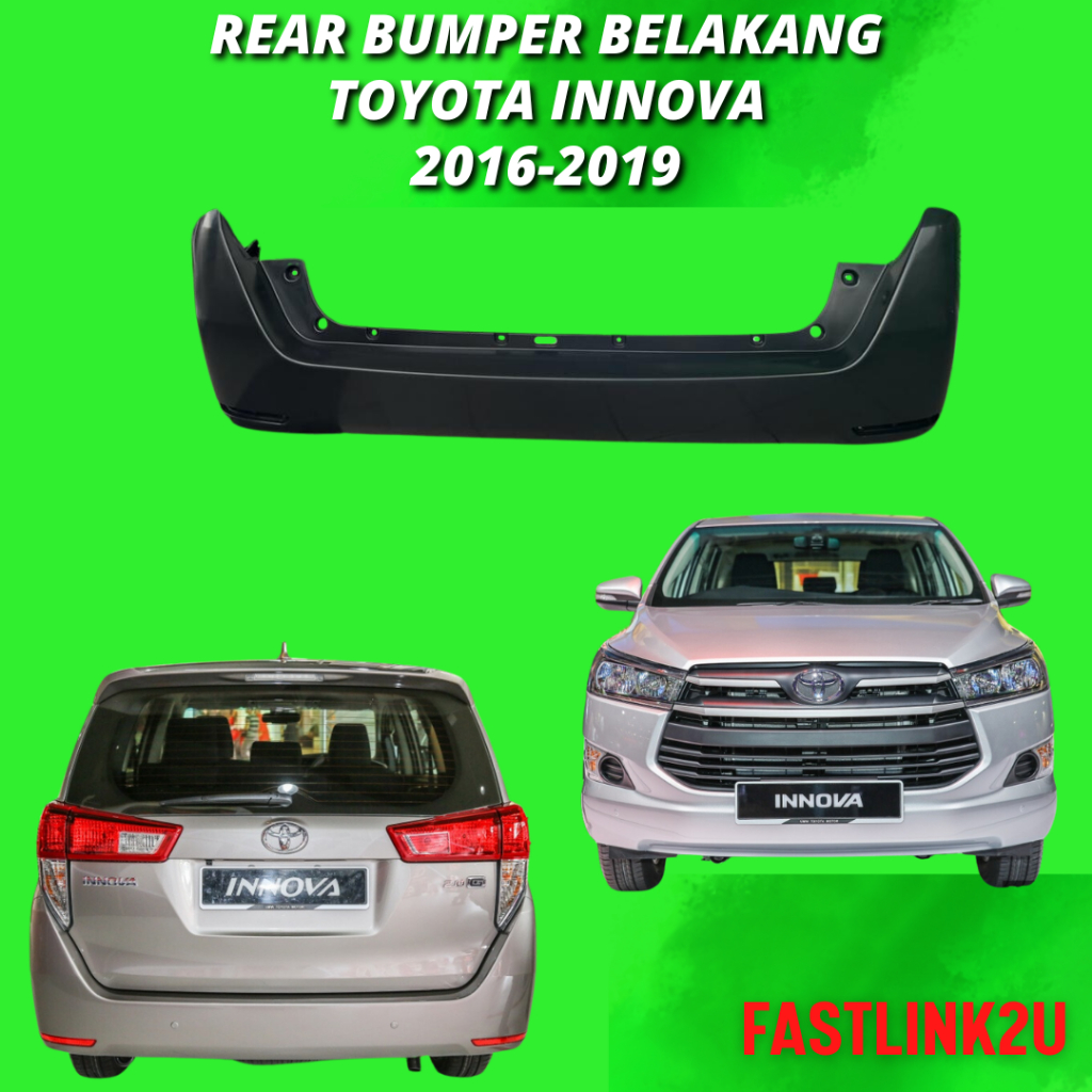**Fastlink Toyota Innova 2017 Rear Bumper Belakang 100% New High ...