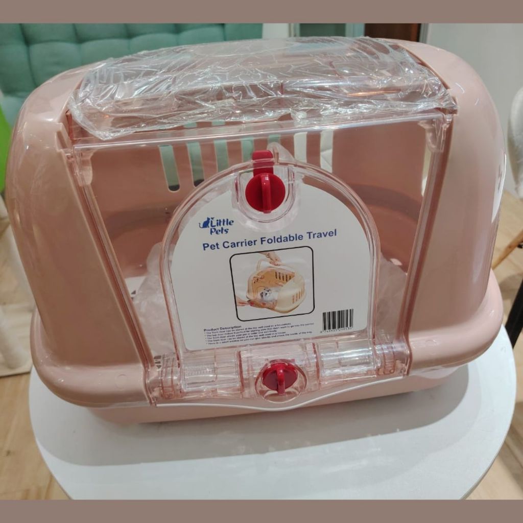 [Ready Stock] Pet Carrier Foldable / Rabbit Rat Hamster Box | Shopee ...