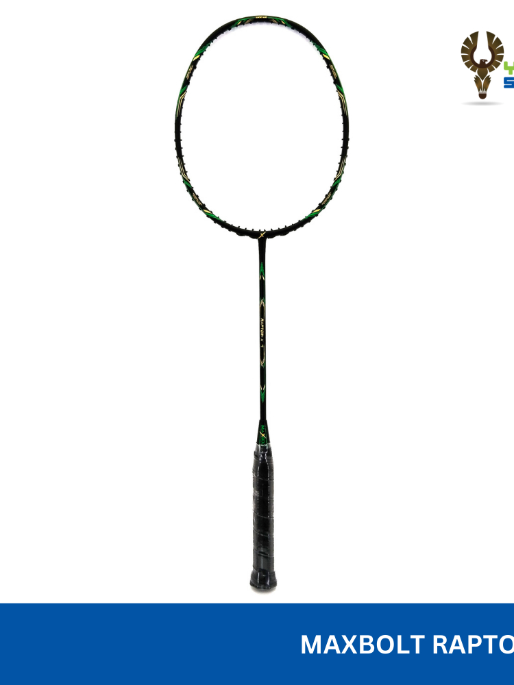 Maxbolt Raptor X7 (4U) badminton racket + string & grip | Shopee Malaysia