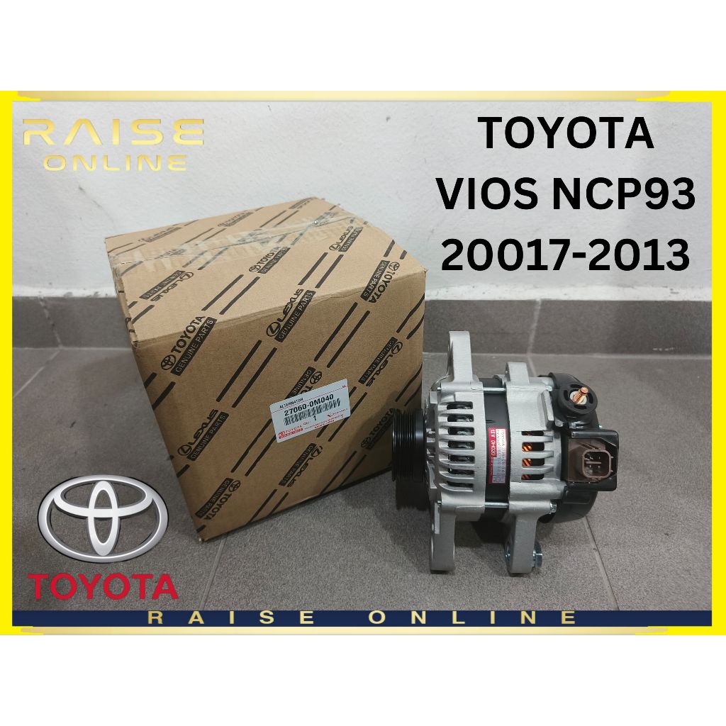 ( 100% ORIGINAL ) TOYOTA VIOS NCP93 ALTERNATOR ( 27060-0M040 ) | Shopee ...