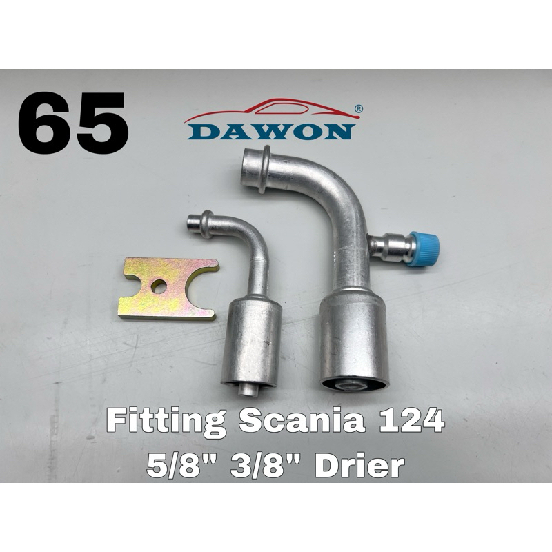 Fitting Scania 124 5/8" 3/8" Drier (2pcs1set) ️ [TRUCK AIRCOND ...