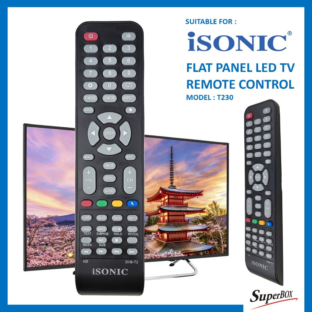 **Hight Quality** Suitable Isonic Flat penal Smart Led Tv Remote ...