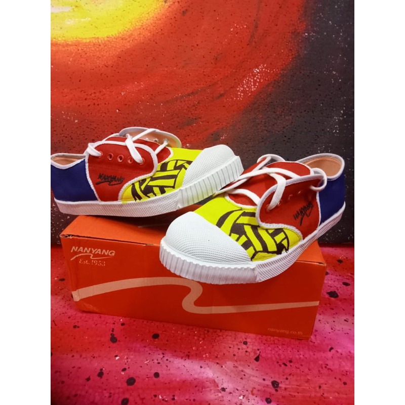 Kasut Nanyang / Breaker 4x4 Stylo Fancy Colouring Sepak Takraw STL ...