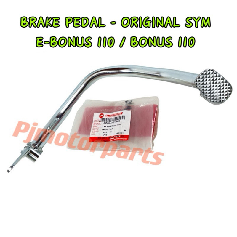 E-BONUS 110 / BONUS 110 / BONUS110 ( 100% ORIGINAL SYM ) BRAKE PEDAL ...