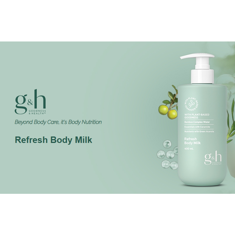 G&H Refresh Body Milk ( 400ml ) | Shopee Malaysia