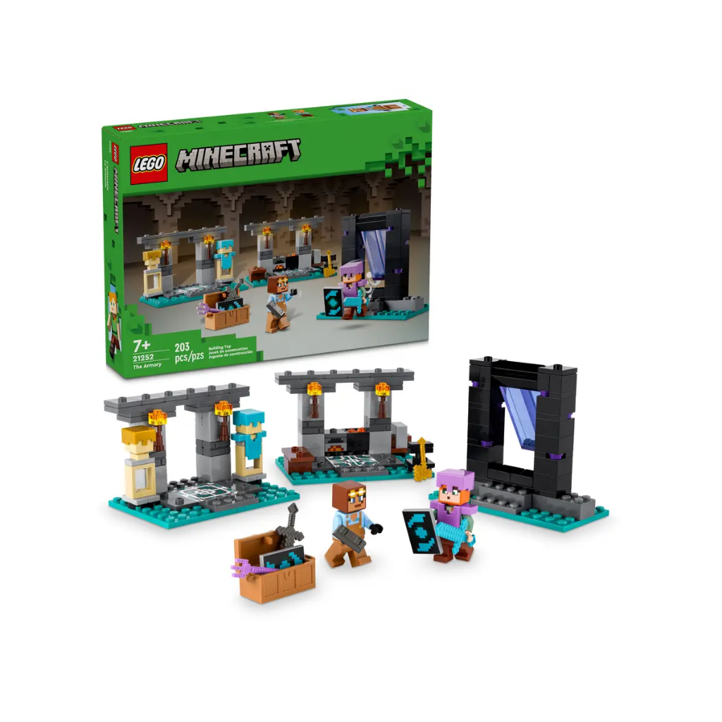 [BSIT] LEGO Minecraft 21252 The Armory | Shopee Malaysia