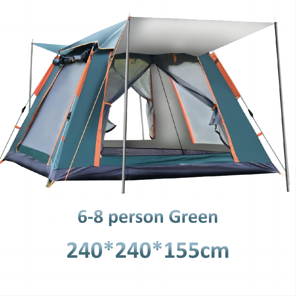 Khemah Camping 9-12orang khemah besar Khemah 8 orang Khemah Terowong ...