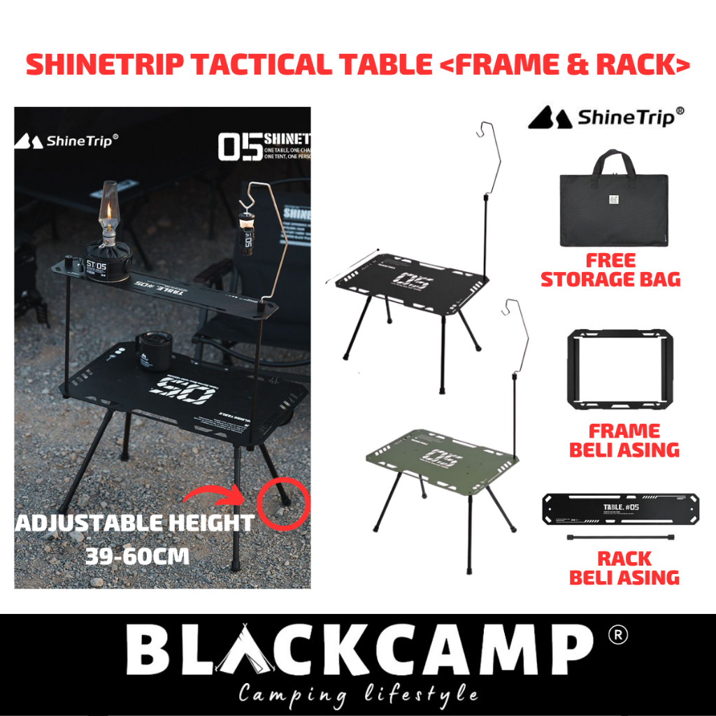 ShineTrip Table Tactical Desktop 05 Series with Aluminum Alloy Plate ...