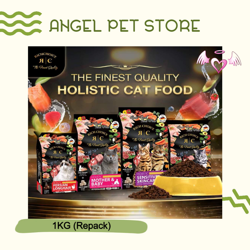 Rich Choice Holistic Dry Cat Food - 1kg Repack | Shopee Malaysia