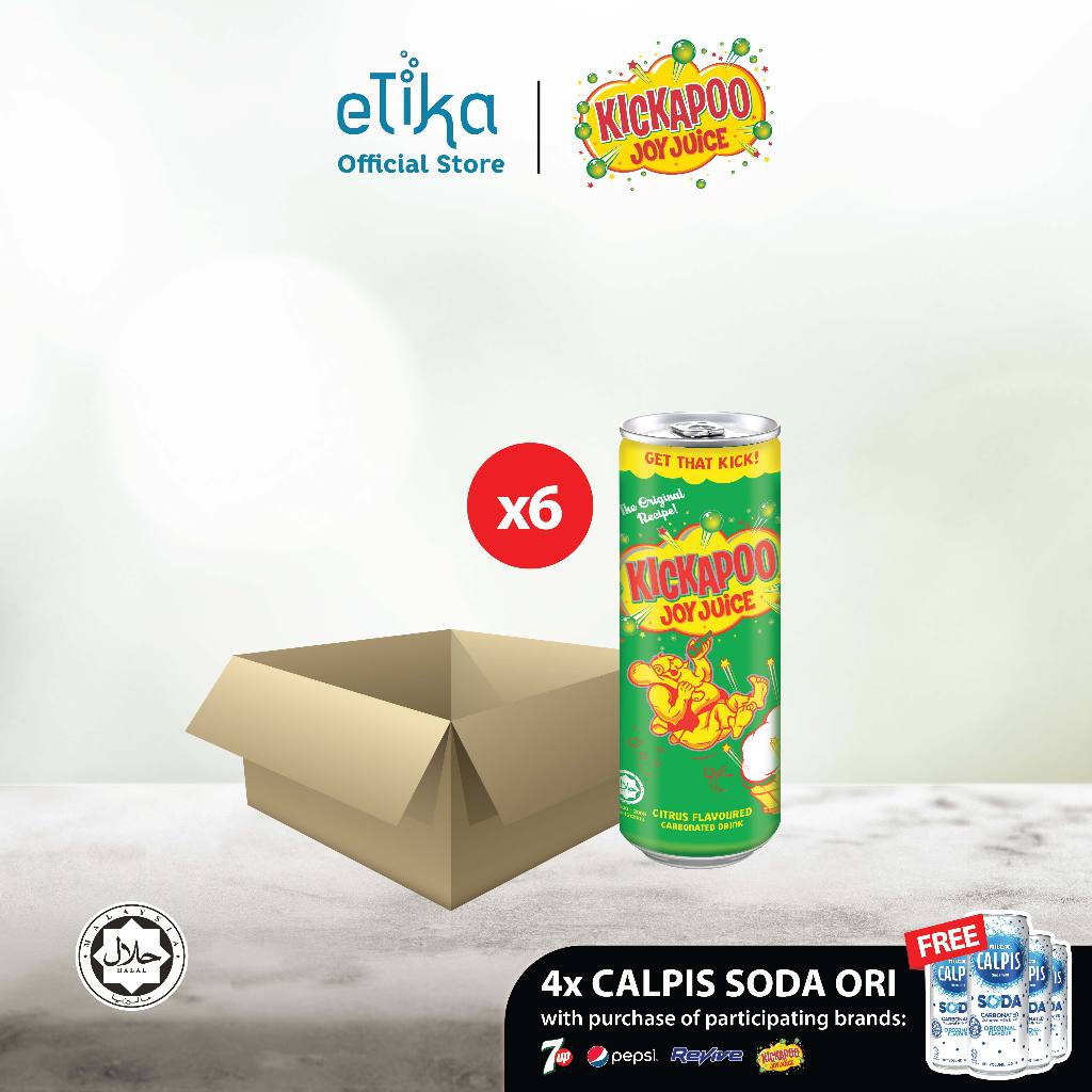 Kickapoo Drinks 320ml x 6 cans (M. Cluster) | Shopee Malaysia