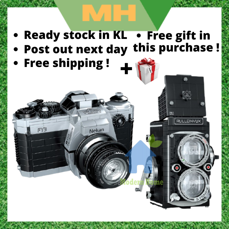 MH Ideas Camera Building Blocks Photography Retro Classic Polaroid ...