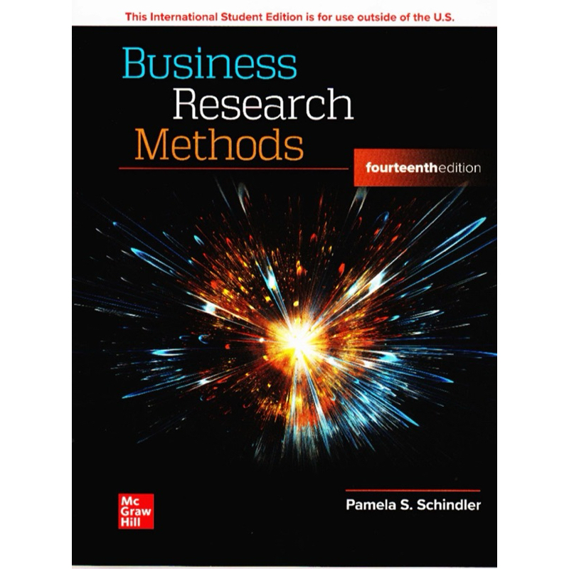 BUSINESS RESEARCH METHODS 14E- SCHINDLER [2022 EDITION] | Shopee Malaysia