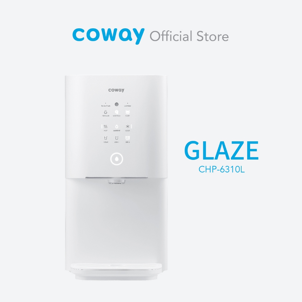Coway GLAZE Water Purifier/Dispenser with Hot, Ambient & Cold - [Rental ...
