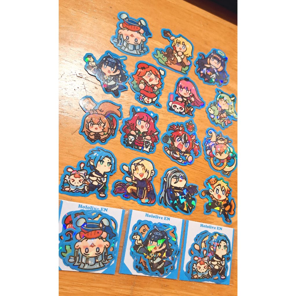 Hololive EN Diecut Stickers | Holomyth | HoloCouncilrys | HoloTempus ...
