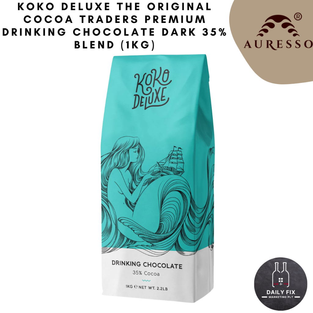 Koko Deluxe The Original Cocoa Traders Premium Drinking Chocolate Dark ...