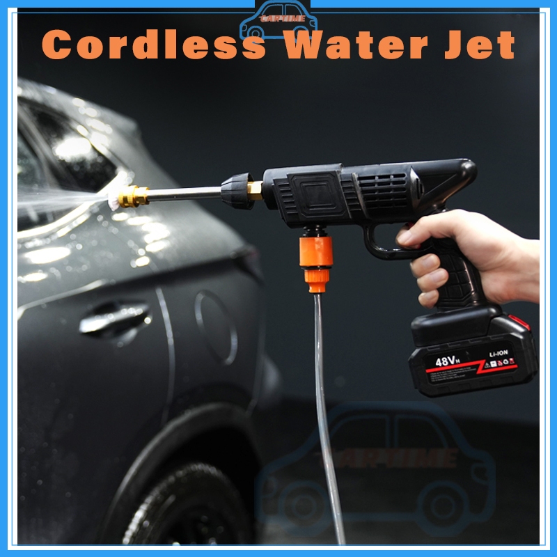 CARTIME Water Jet Cordless 21V Pressure Jet Water Jet Battery Water Jet ...