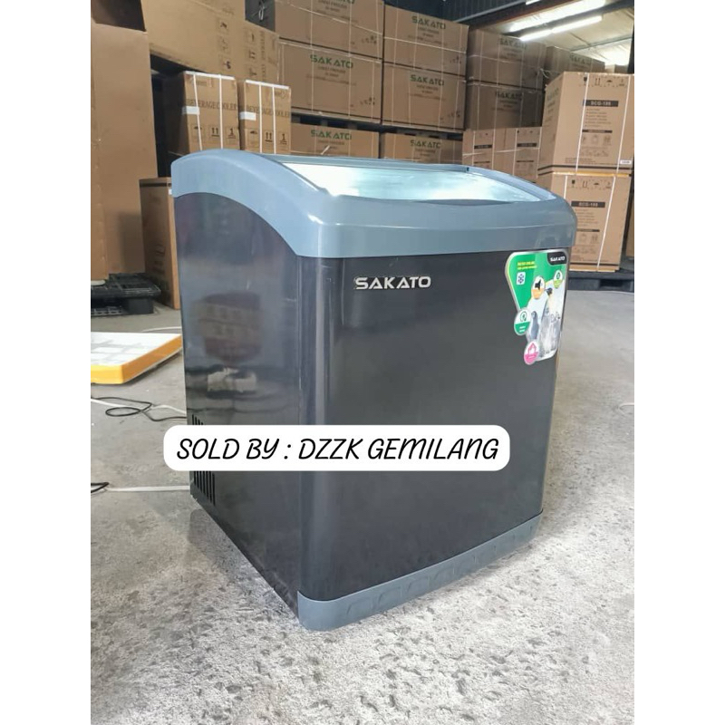 SAKATO Icecream Glass Freezer - 198L SCG-198 Icecream Freezer with Led ...