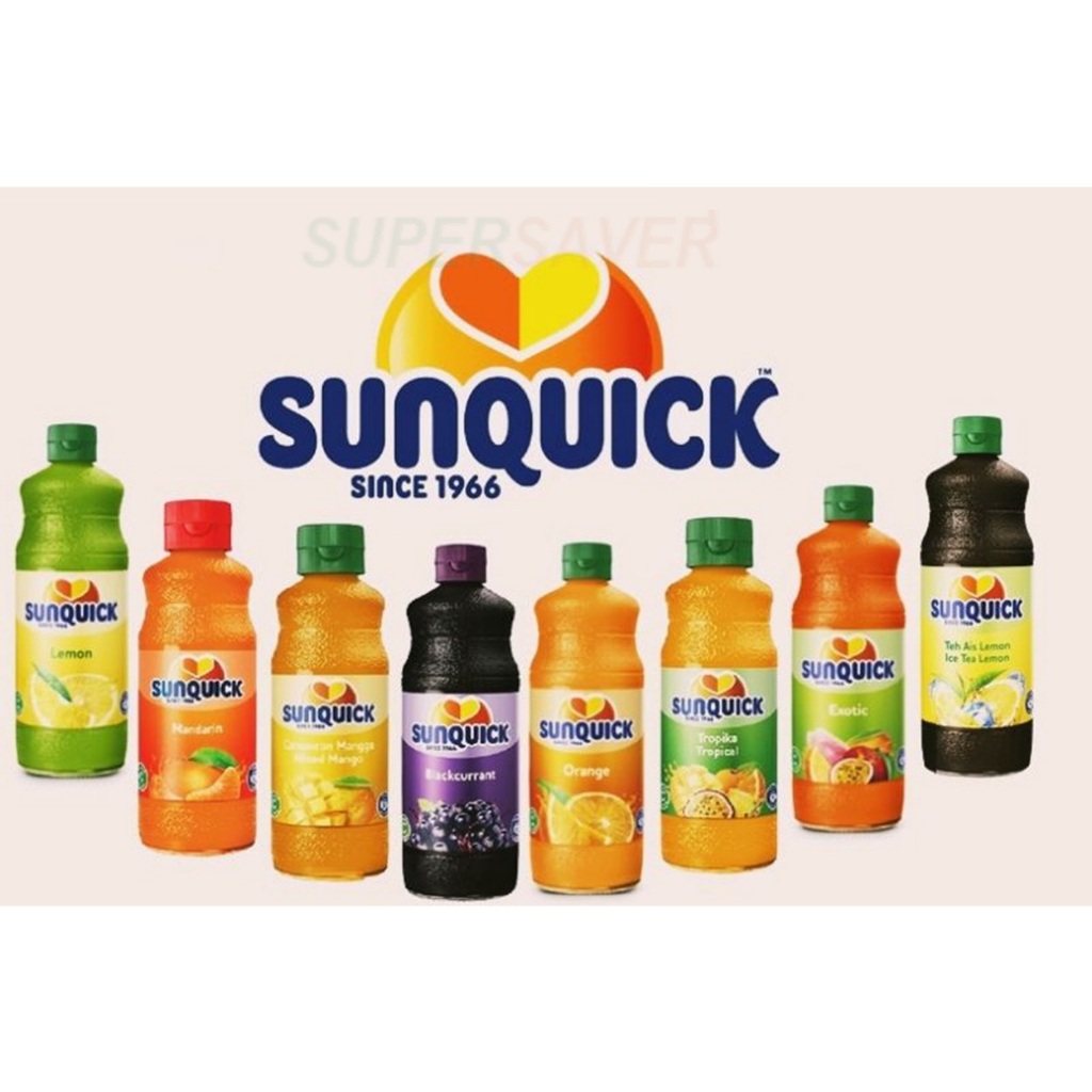 SunQuick Cordial - Blackcurrant/Ice Tea Lemon/Jumbo Exotic/Lemon ...