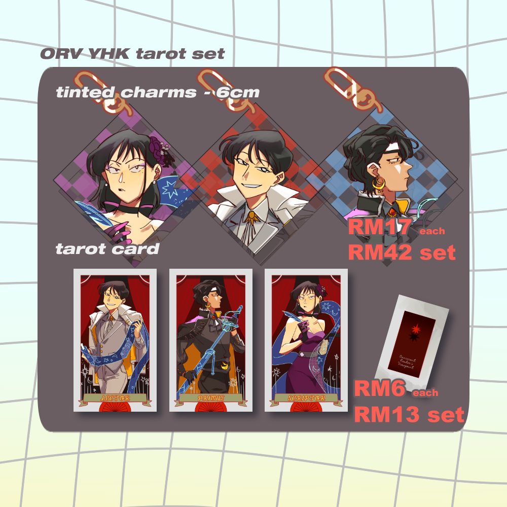 ORV yoohankim tarot set charms fanmerch | Shopee Malaysia
