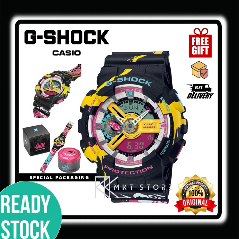 Original G-shock League of Legends Limited Analog Digital GA110LL / GA110LL-1A / GA-110LL-1ADR ...