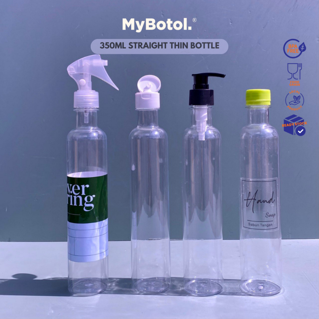 [mybotol] 350ML Empty Water | Botol Kosong | Botol Minuman | Botol ...