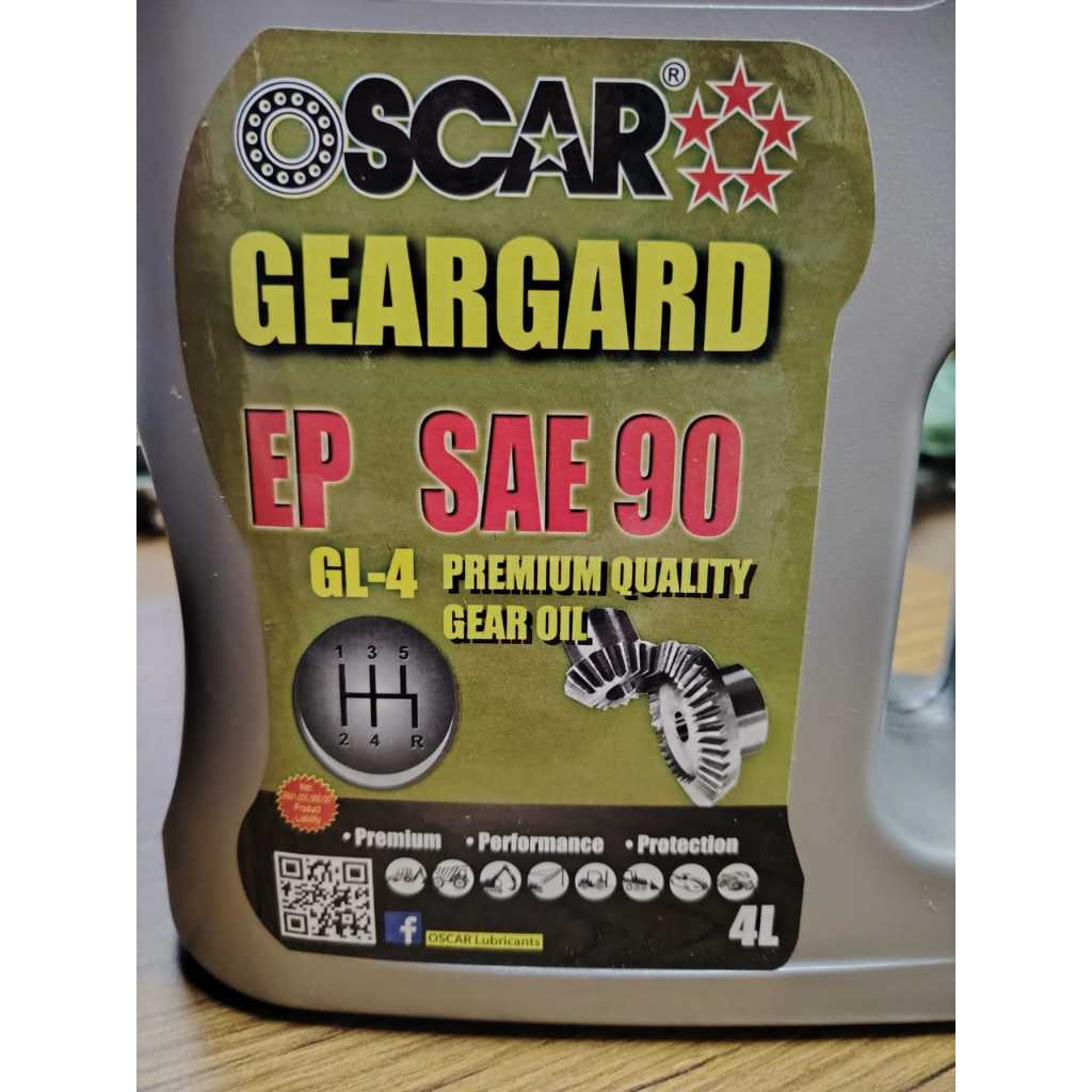 OSCAR GEAR OIL EP SAE 90 (4 LITRE) | Shopee Malaysia