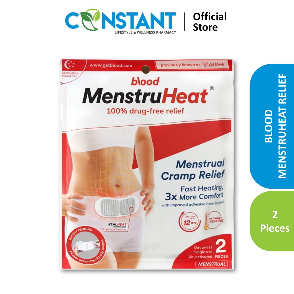 Blood MenstruHeat Pain Relief Patch (2 Pieces) | Shopee Malaysia