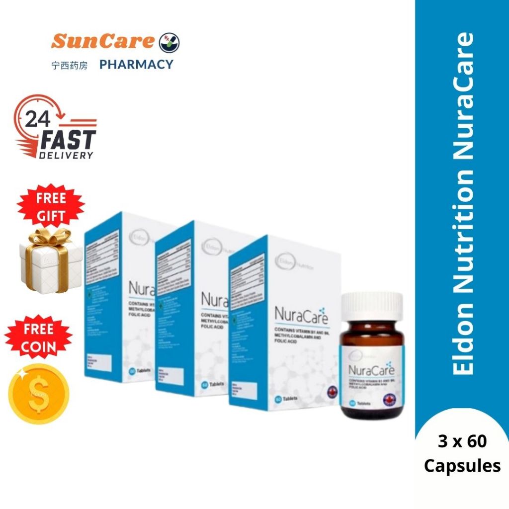 Eldon Nutrition NuraCare [EXP 04/2026] Triple pack (60'sx3) / single pack 60's | Shopee Malaysia