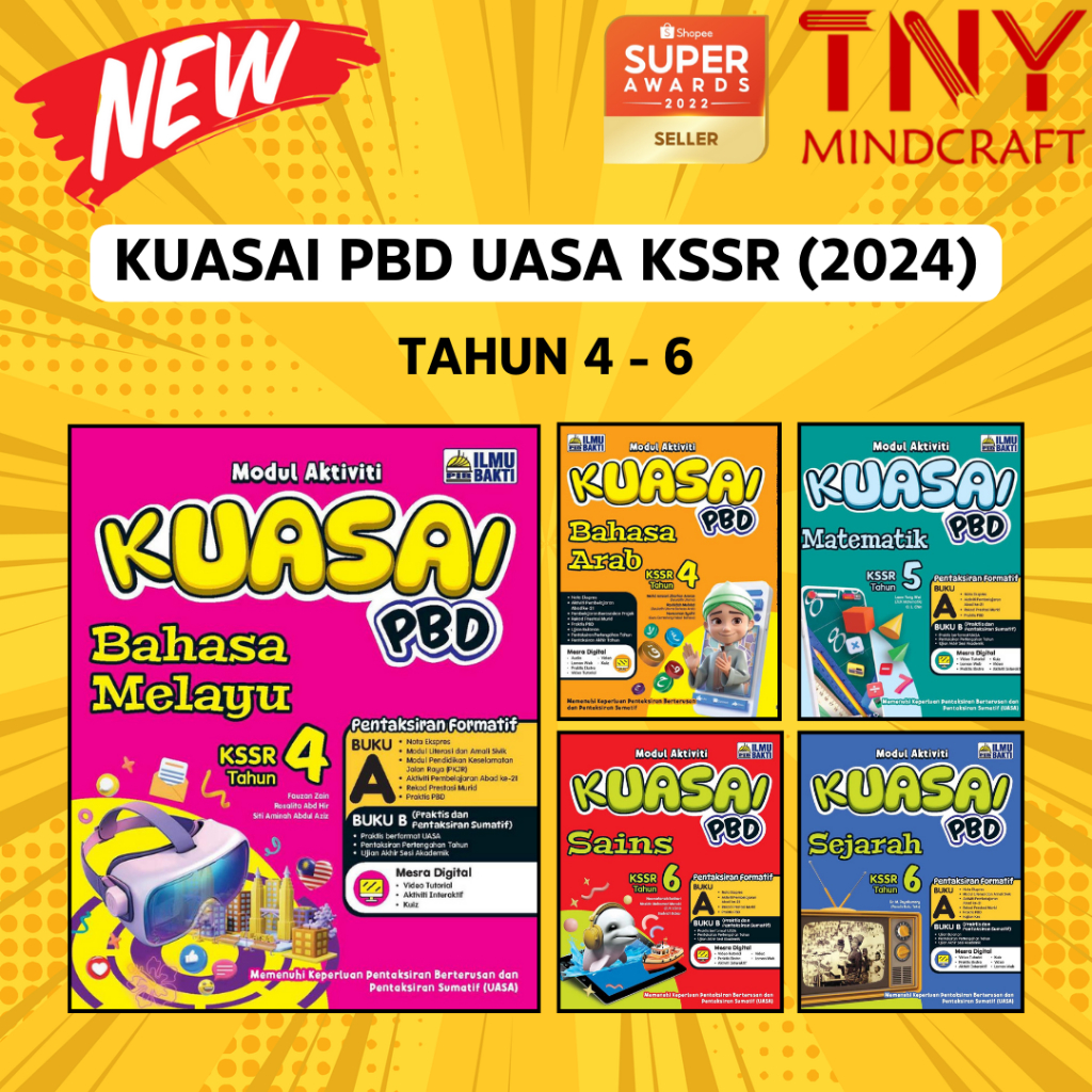 [TNY] IB: Modul Aktiviti Kuasai PBD UASA KSSR【Tahun 4, Tahun 5, Tahun 6】2024 | Shopee Malaysia