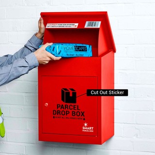 Please Drop Parcel Here Sticker Signage / Signboard | Delivery | Order ...