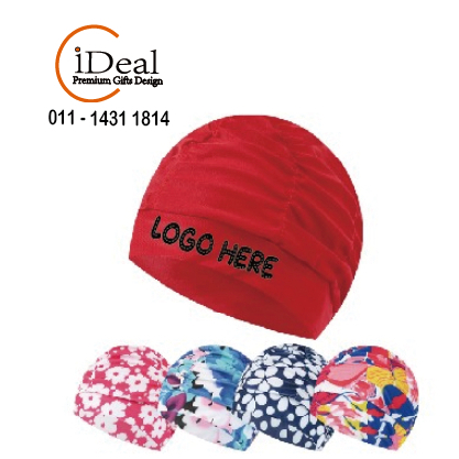 Custom Unisex Adult Swim Cap Printing OwnLogo Waterproof Swimming Hat ...