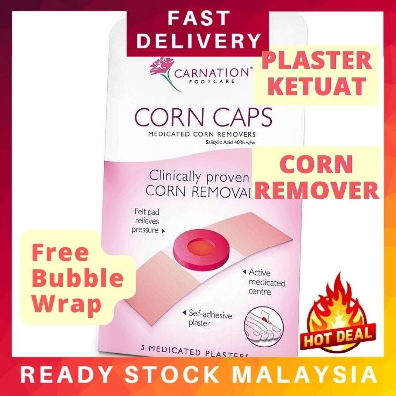 (25 pcs)CARNATION Plaster Ketuat Corn Caps Plaster Ubat Ketuat Corn ...