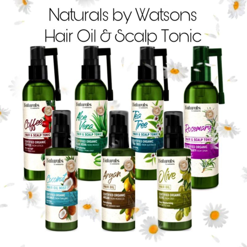 Naturals by Watson Hair Oil and Scalp Tonic 120ml | Shopee Malaysia