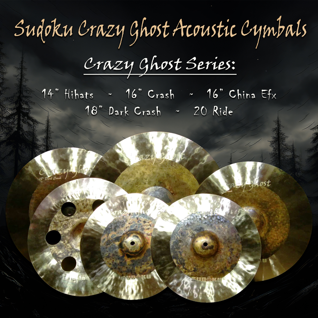 Sudoku Crazy Ghost Acoustic cymbal Set + 21" Thick Bag | Shopee Malaysia