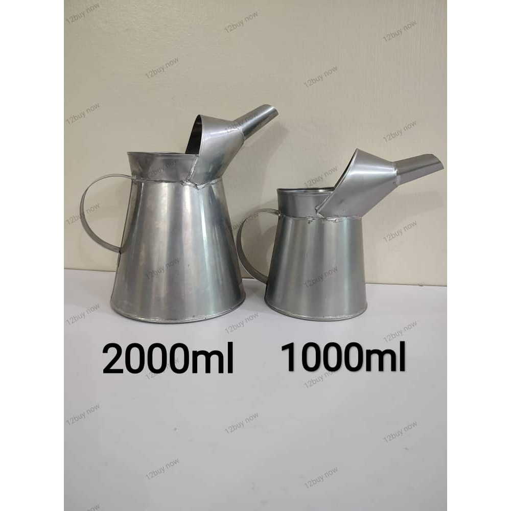 Stainless Steel Minyak Liter/Botol Sukat/Tin Jug | Shopee Malaysia