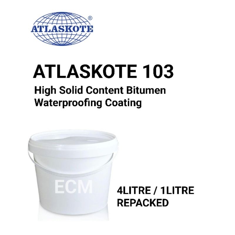 ATLASKOTE 103 (4KG REPACKED) High Solid Content Premium Bitumen ...