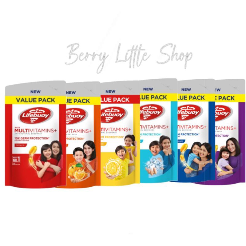 [READY STOCK] Lifebuoy Body Wash Shower Refill Pack 450ml | Shopee Malaysia