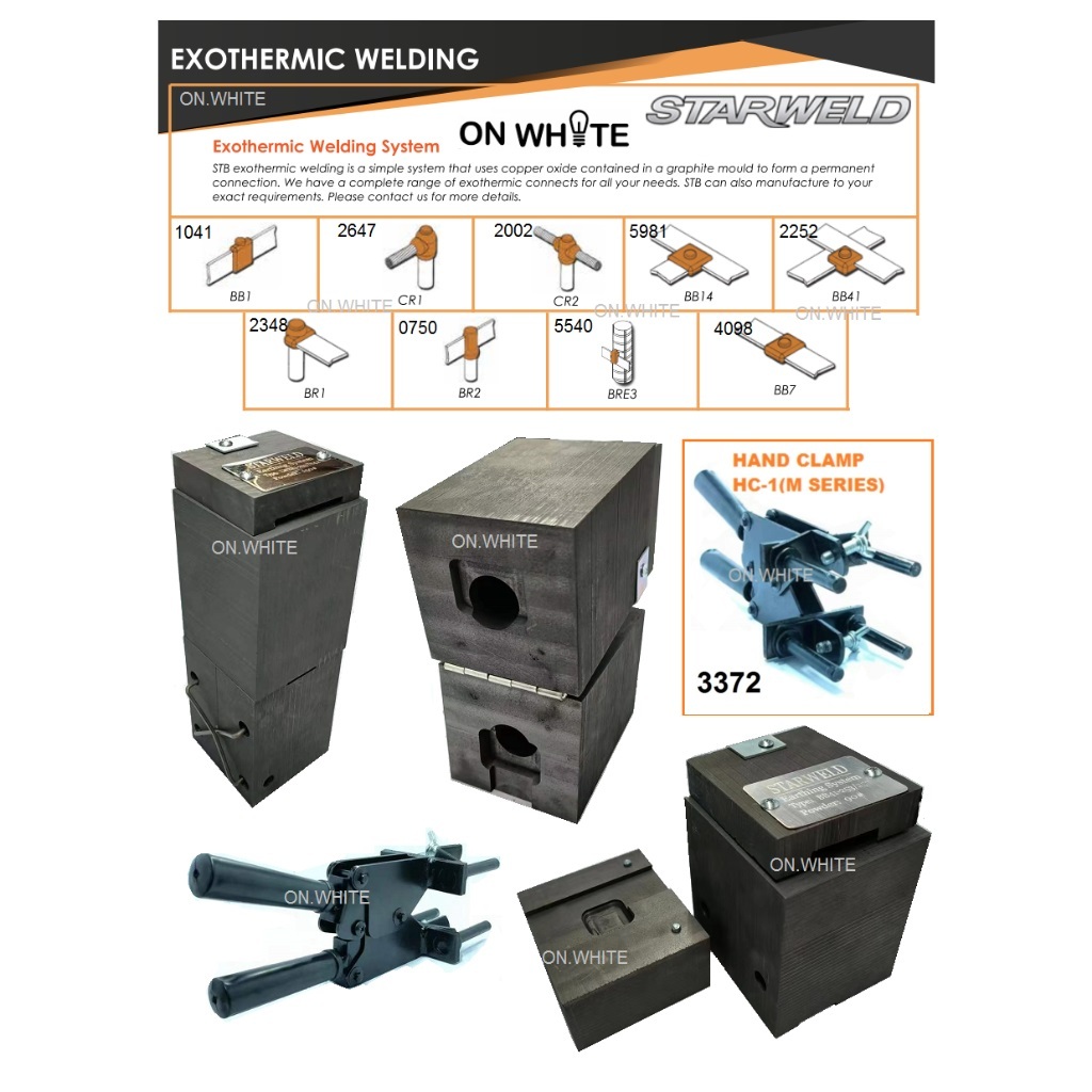 STB / STARWELD/JY CADWELD MOULD ( STRAIGHT / CROSS / TEE / L SHAPE TYPE ...