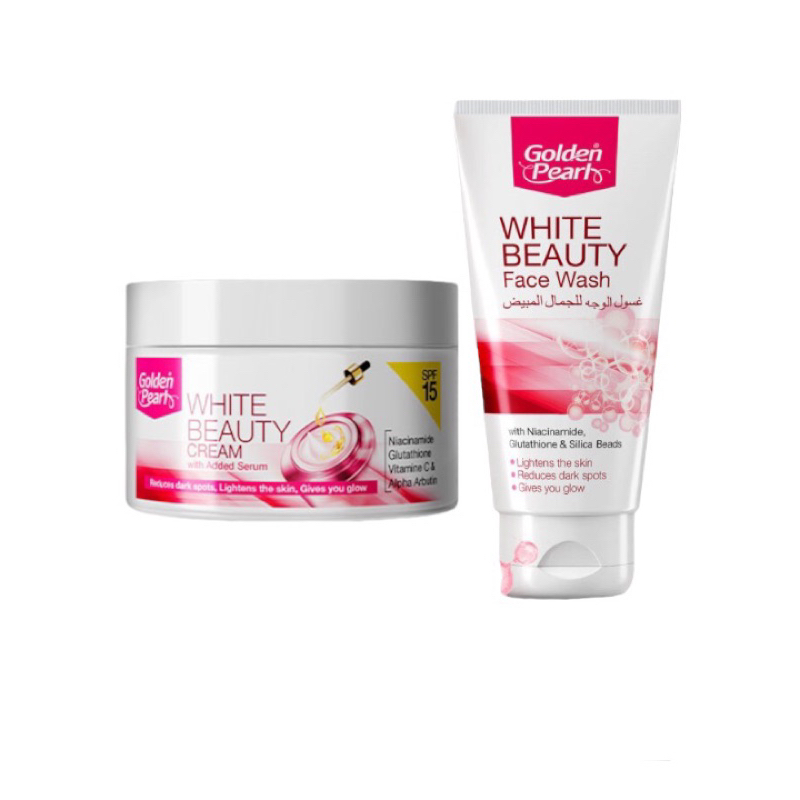 Golden Pearl white Beauty Cream With Face wash | Shopee Malaysia