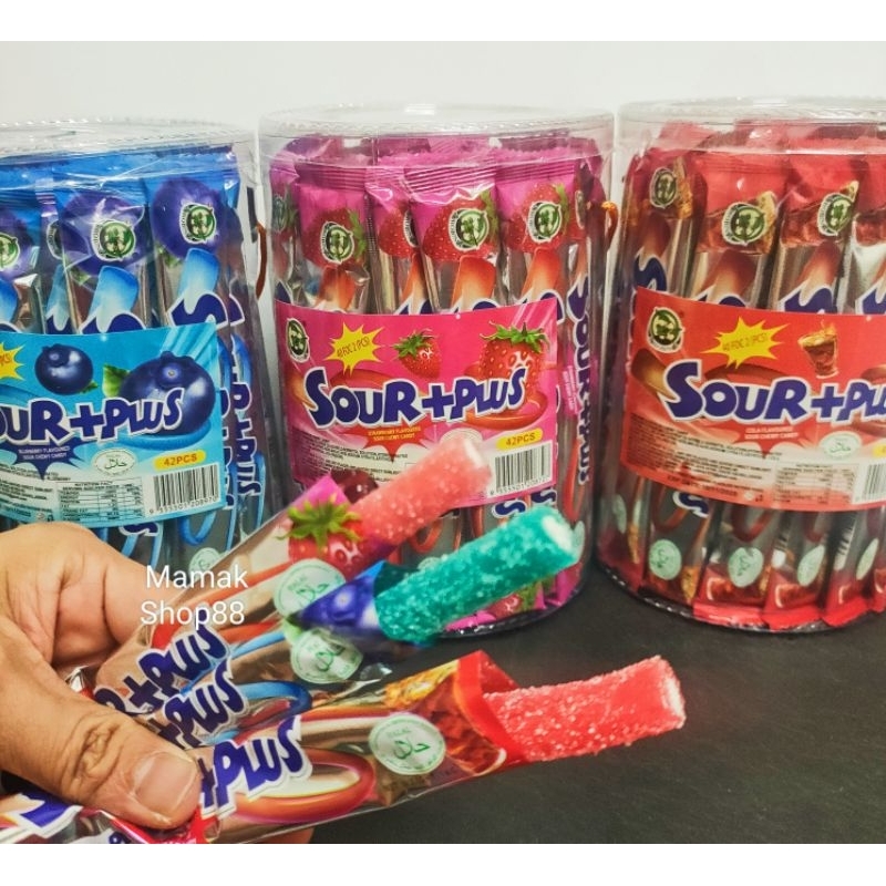 Sour+Plus Chewy Candy (HALAL) | Shopee Malaysia