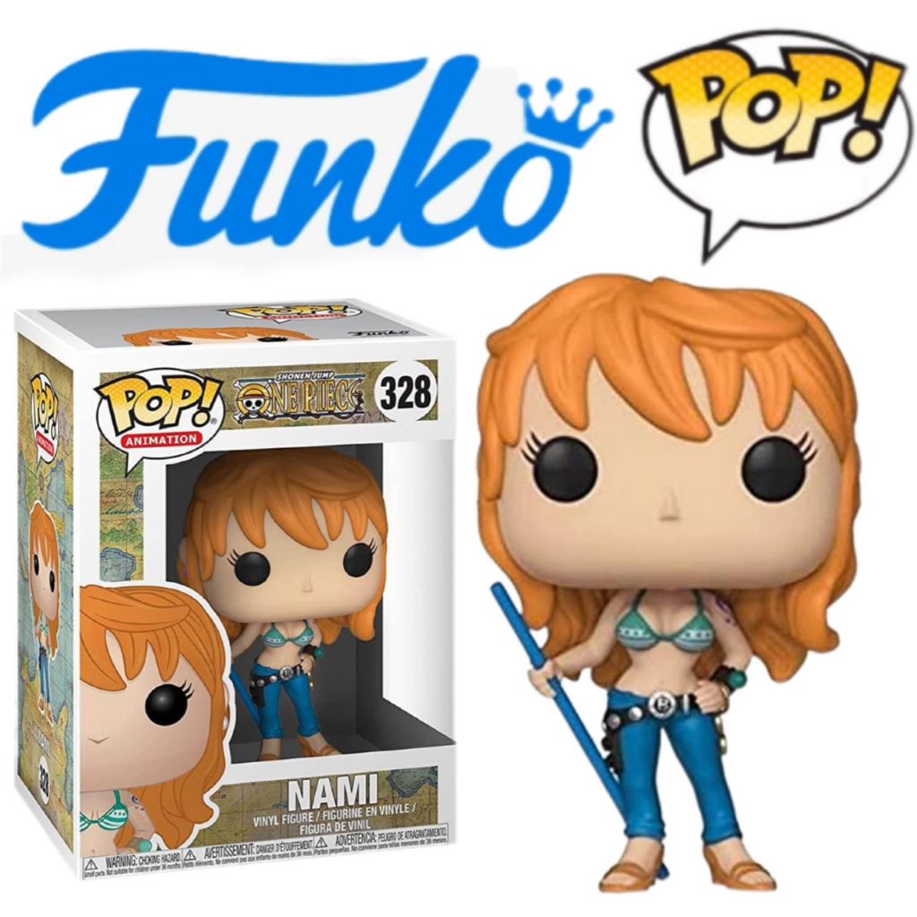 Original Funko Pop Vinyl Animation One Piece 328 Nami # 23194 ...